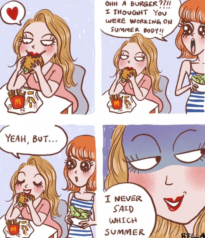 Hilarious Relatable Girl Comics By Talented Artist Bella Sriwantana